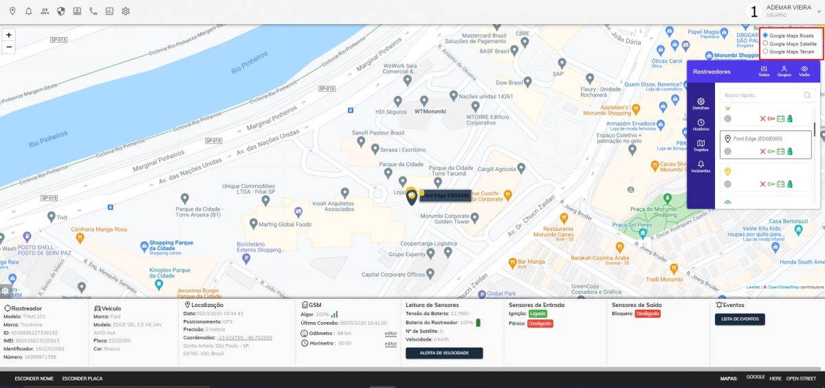 Conhecendo a plataforma – TracknMe